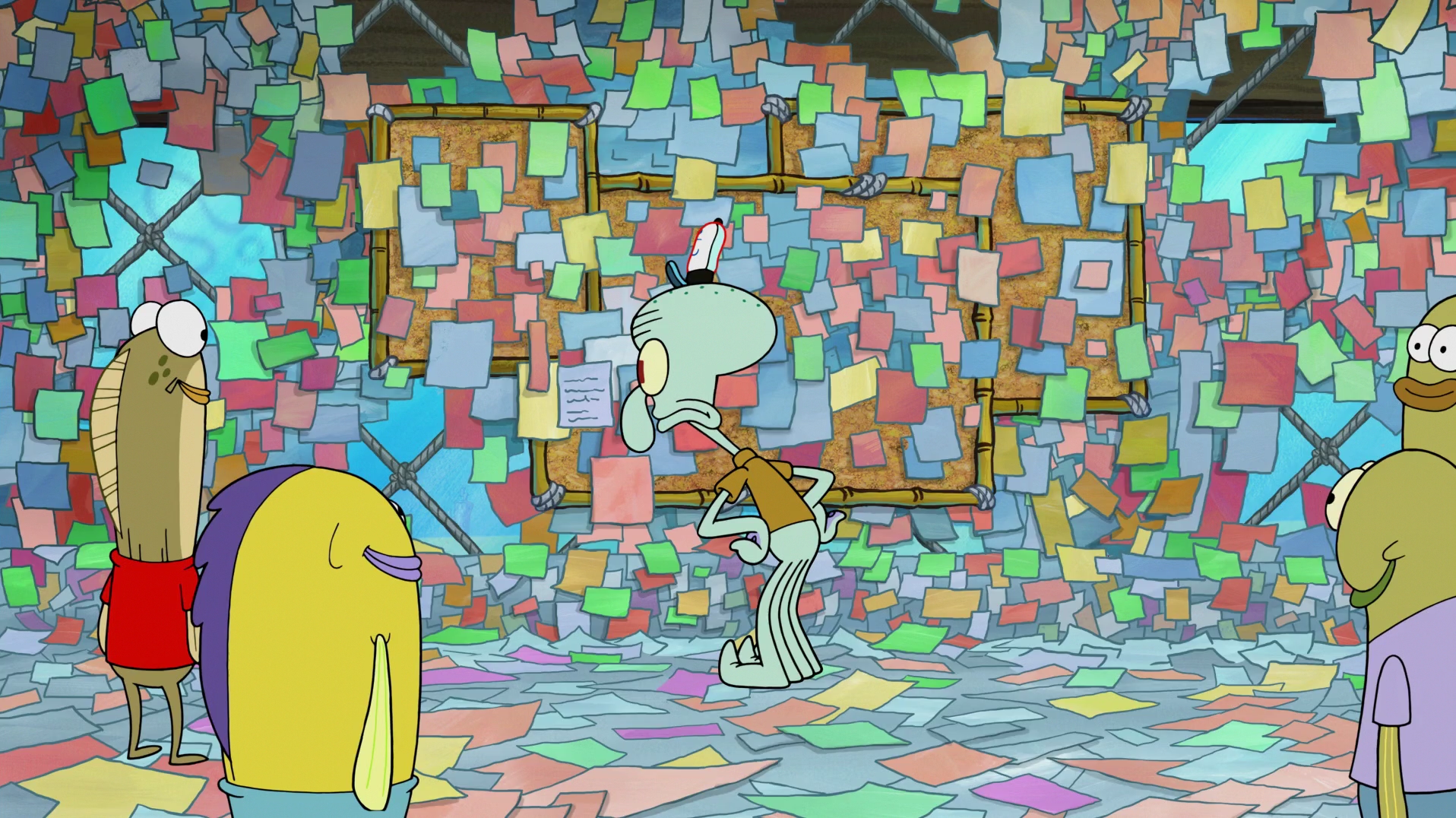 SpongeBuddy Mania - SpongeBob Episode - Bulletin Board