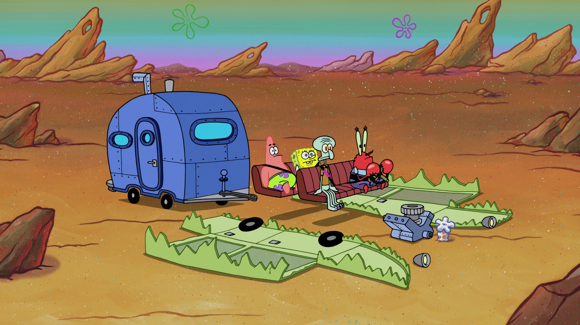 SpongeBuddy Mania - SpongeBob Episode - Food Con Castaways