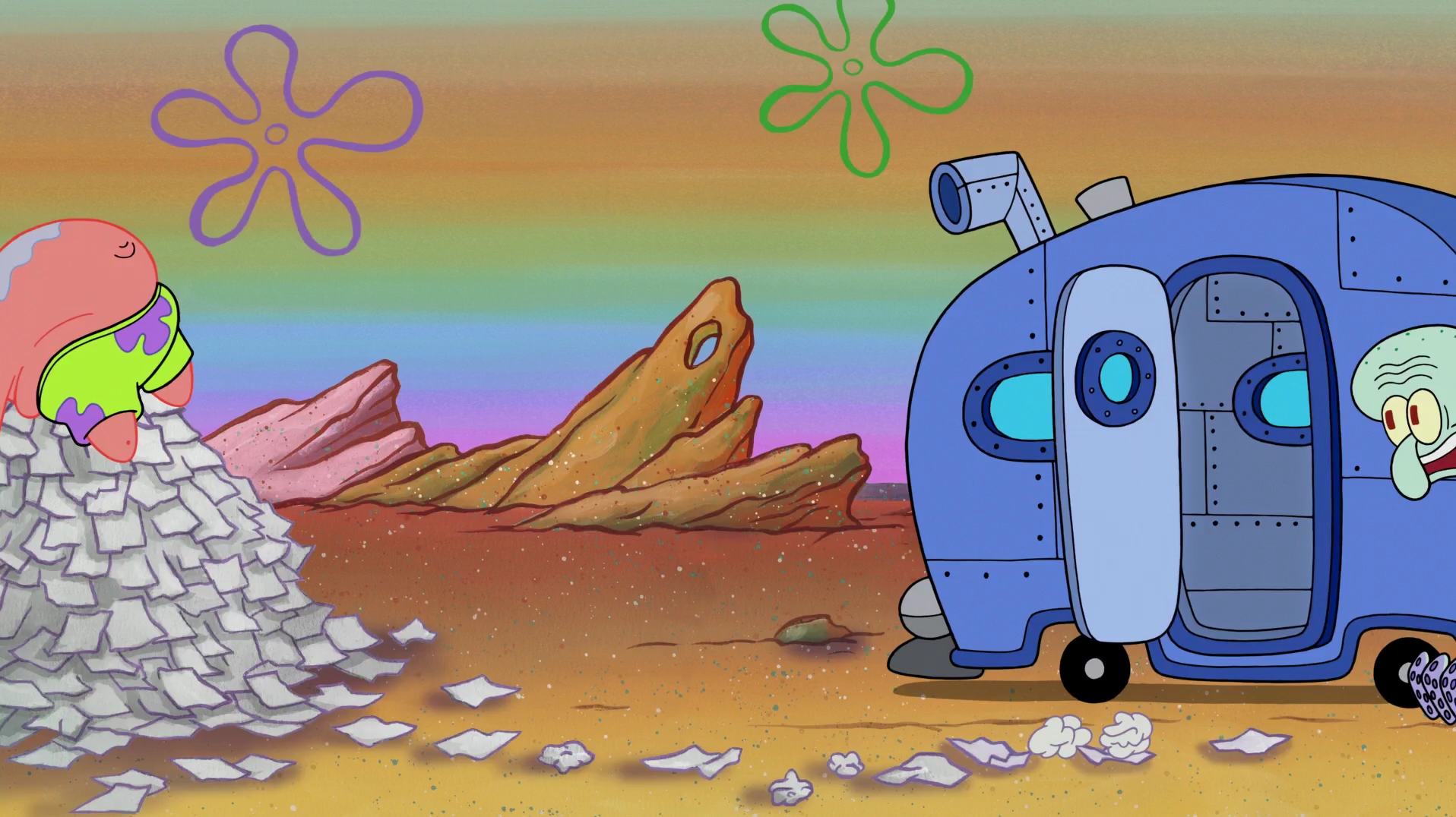 SpongeBuddy Mania - SpongeBob Episode - Food Con Castaways