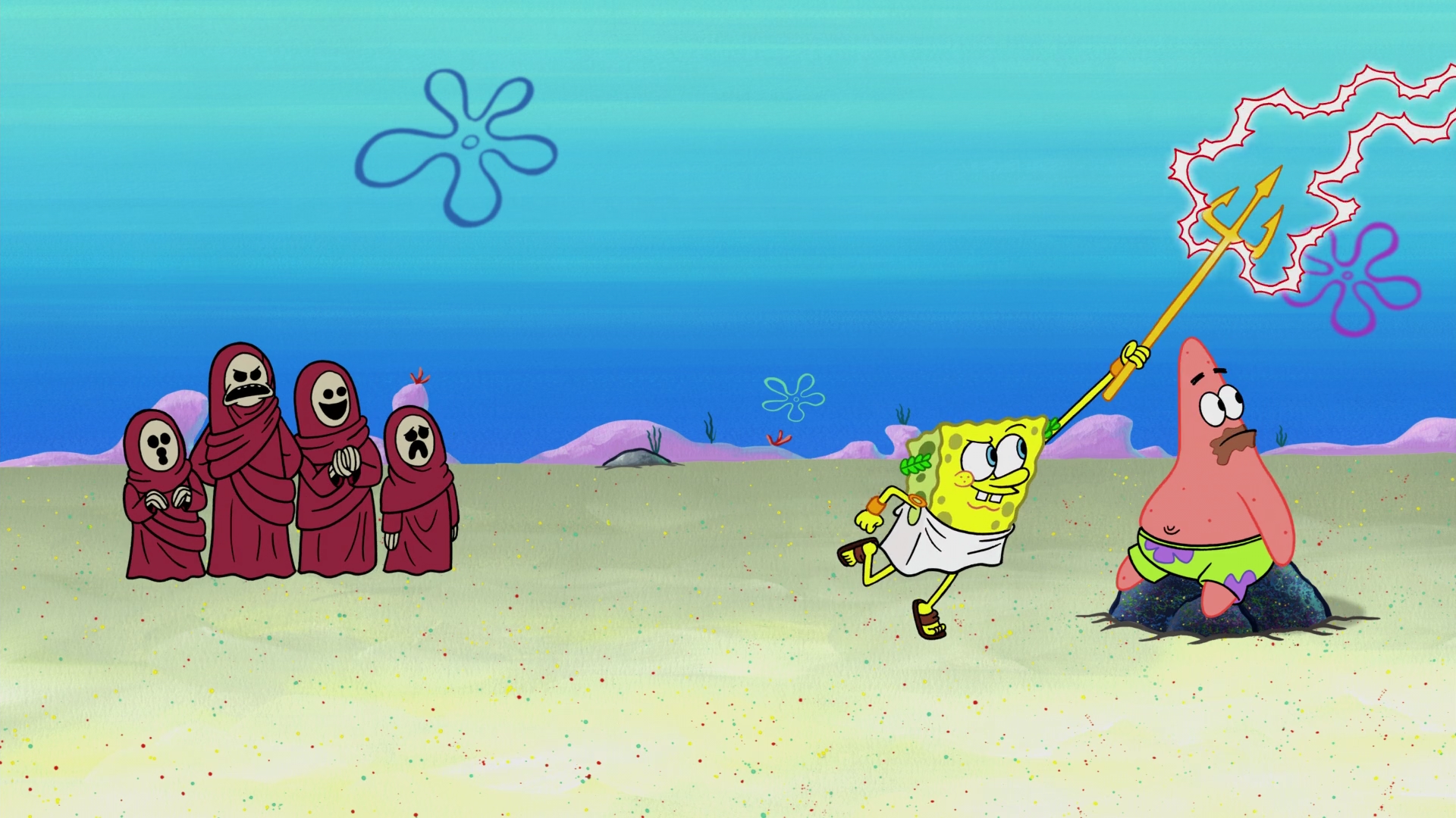 SpongeBuddy Mania - SpongeBob Episode - Trident Trouble