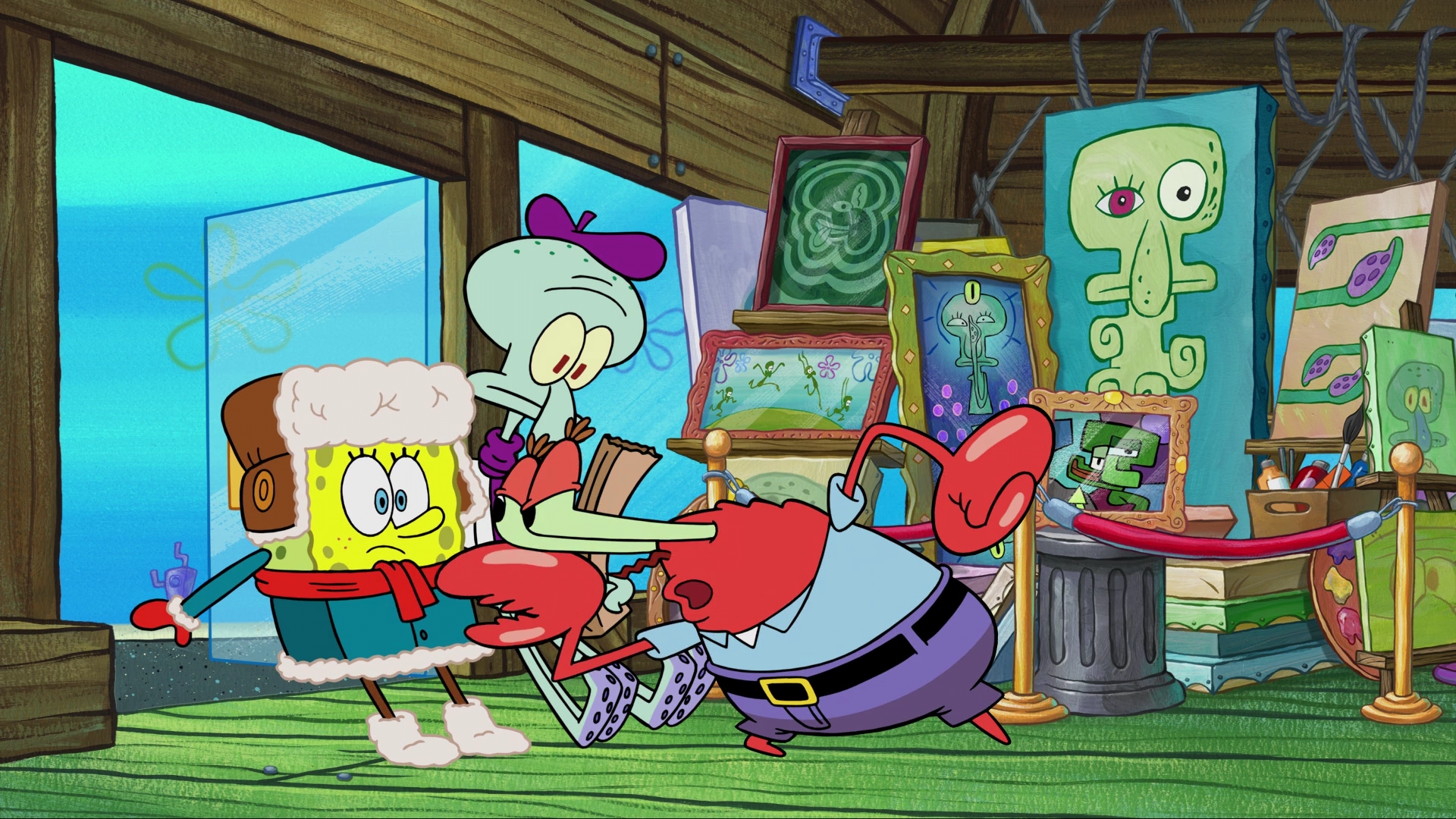 SpongeBuddy Mania - SpongeBob Episode - Out of the Picture