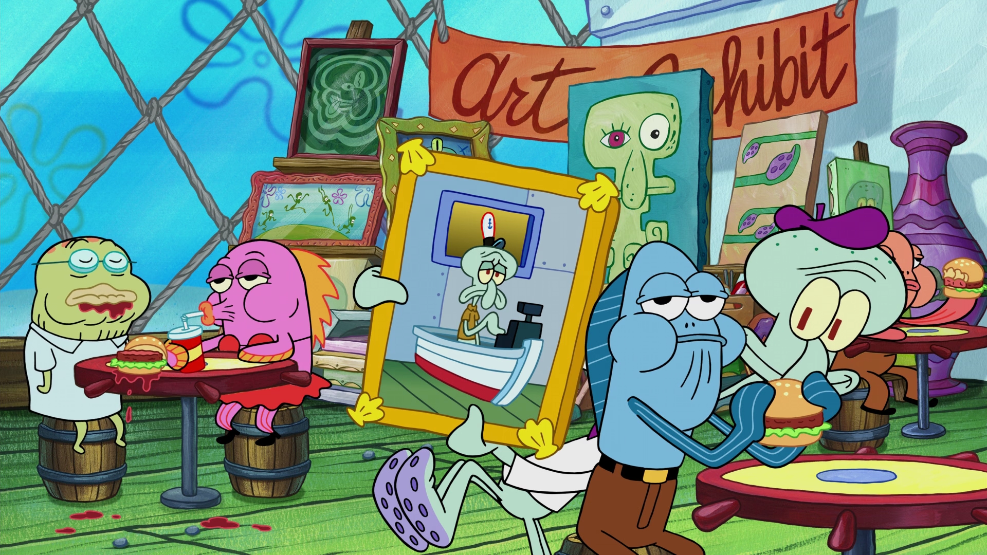 SpongeBuddy Mania - SpongeBob Episode - Out of the Picture