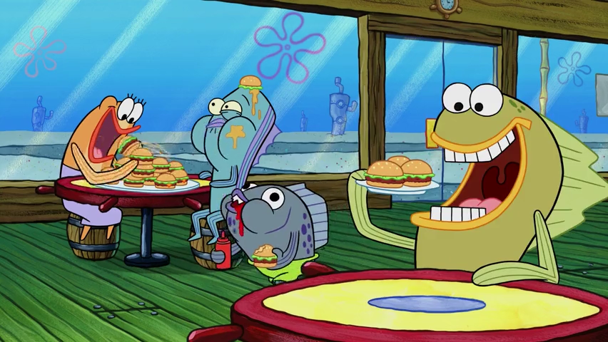 SpongeBuddy Mania - SpongeBob Episode - Larry the Floor Manager