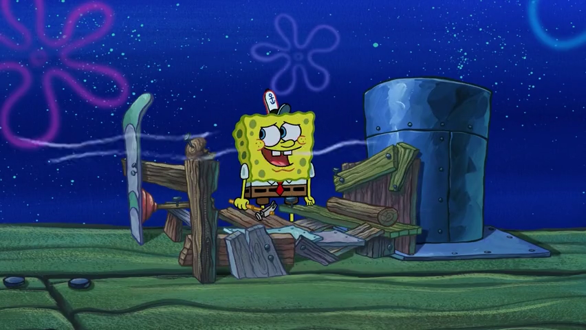 SpongeBuddy Mania - SpongeBob Episode - Stuck on the Roof