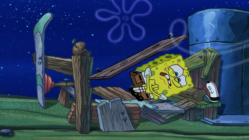SpongeBuddy Mania - SpongeBob Episode - Stuck on the Roof