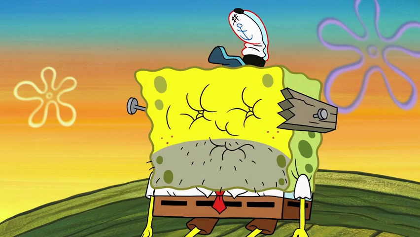 SpongeBuddy Mania - SpongeBob Episode - Stuck on the Roof