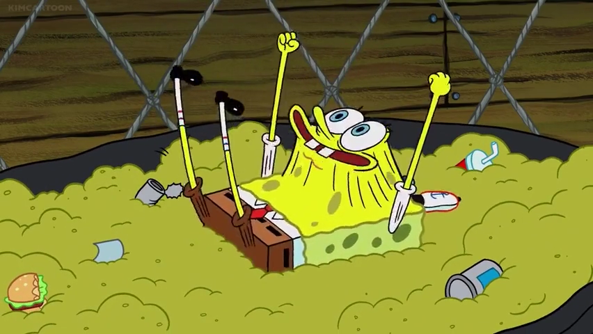 SpongeBuddy Mania - SpongeBob Episode - Sanitation Insanity