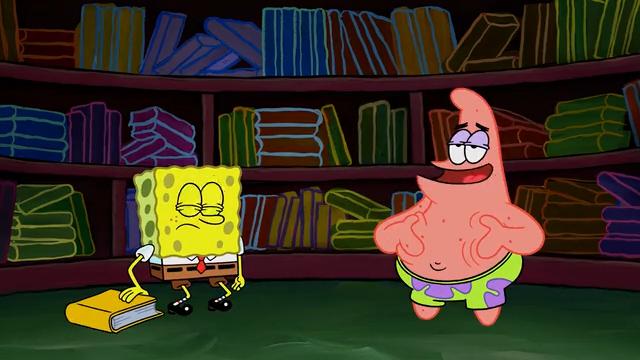 SpongeBuddy Mania - SpongeBob Episode - Library Cards