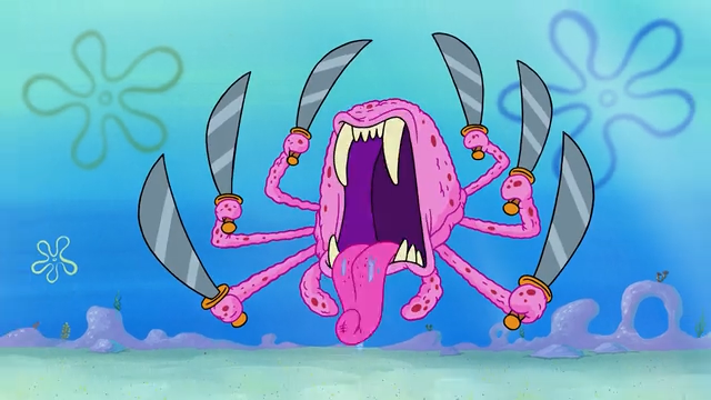 SpongeBuddy Mania - SpongeBob Characters - Giant jellyfish