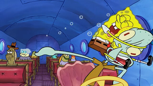 SpongeBuddy Mania - SpongeBob Episode - Squid's on a Bus