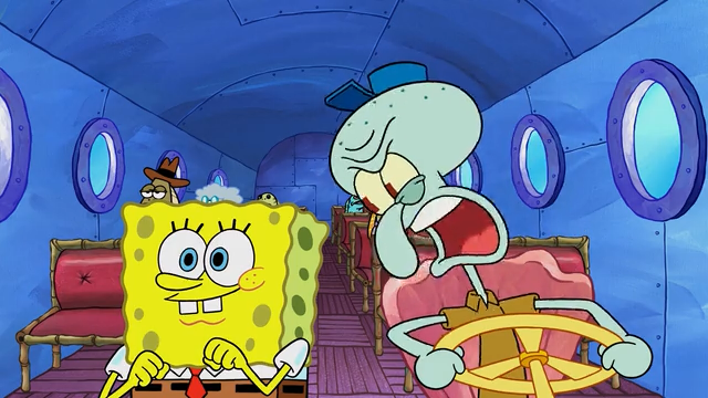 SpongeBuddy Mania - SpongeBob Episode - Squid's on a Bus