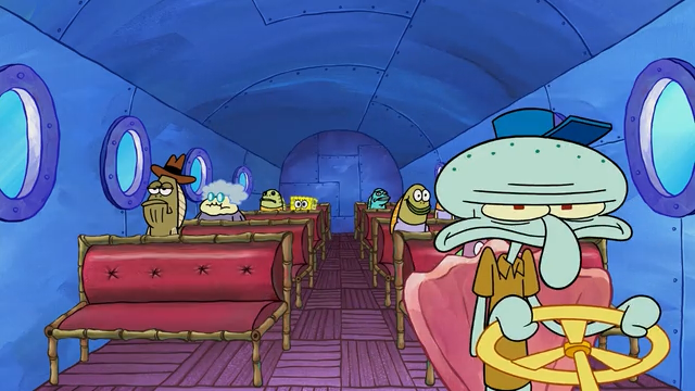 SpongeBuddy Mania - SpongeBob Episode - Squid's on a Bus