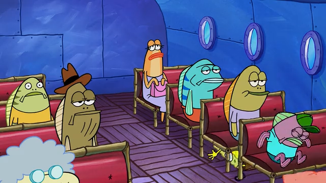 SpongeBuddy Mania - SpongeBob Episode - Squid's on a Bus