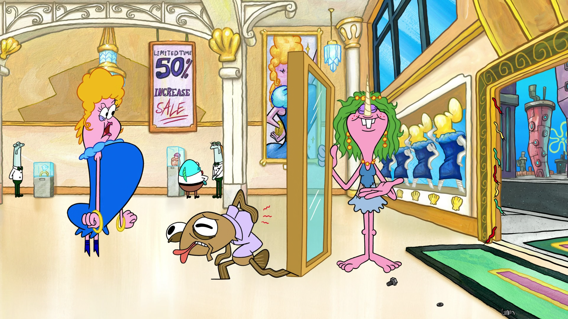 SpongeBuddy Mania - SpongeBob Episode - Upturn Girls