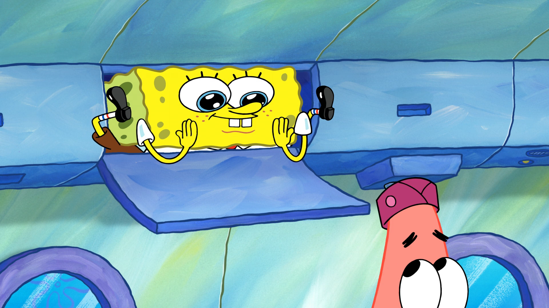 SpongeBuddy Mania - SpongeBob Episode - Plane to Sea