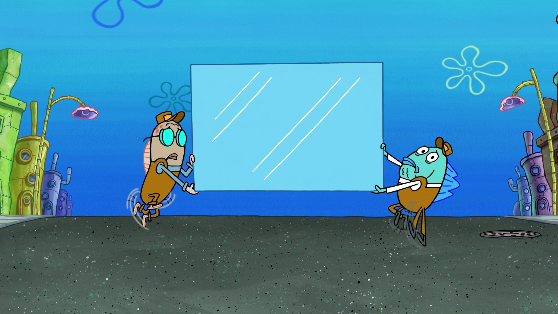 SpongeBuddy Mania - SpongeBob Episode - Yellow Pavement