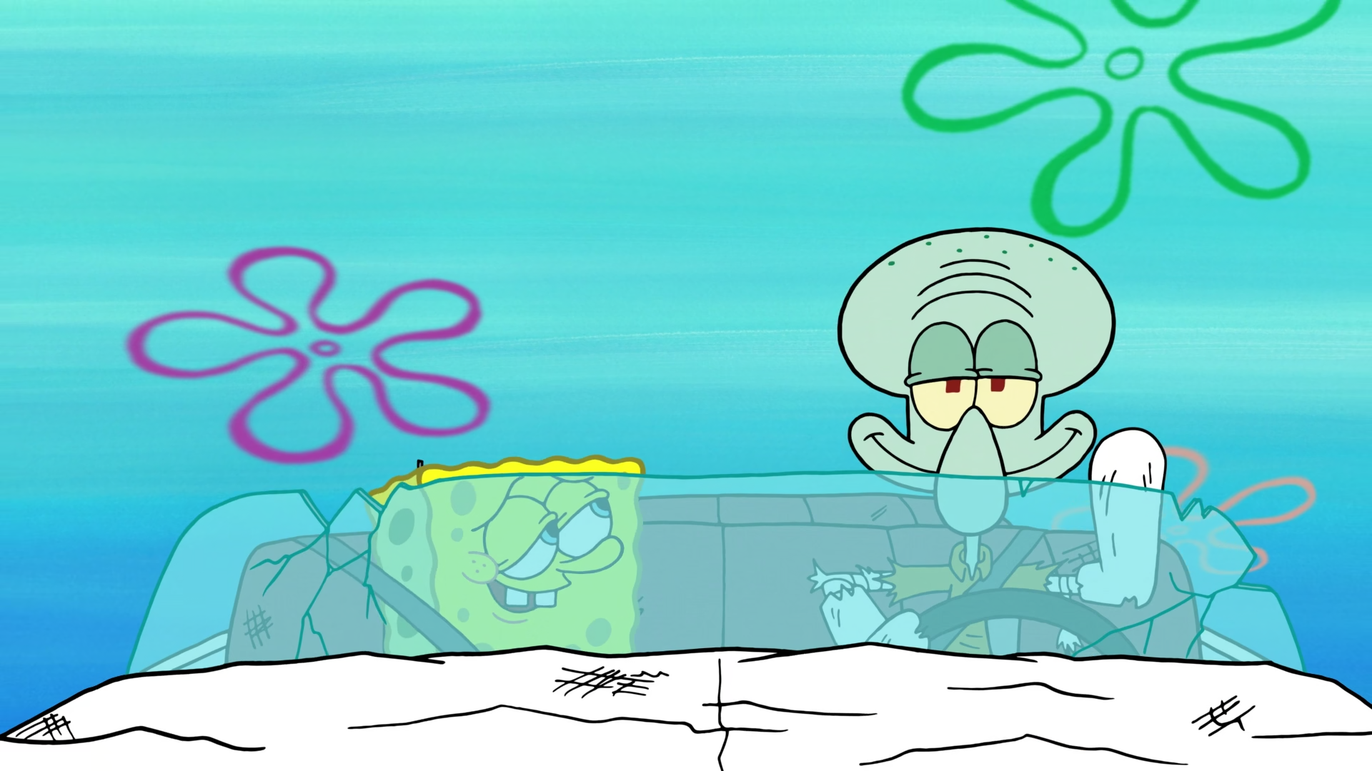 SpongeBuddy Mania - SpongeBob Episode - Yellow Pavement