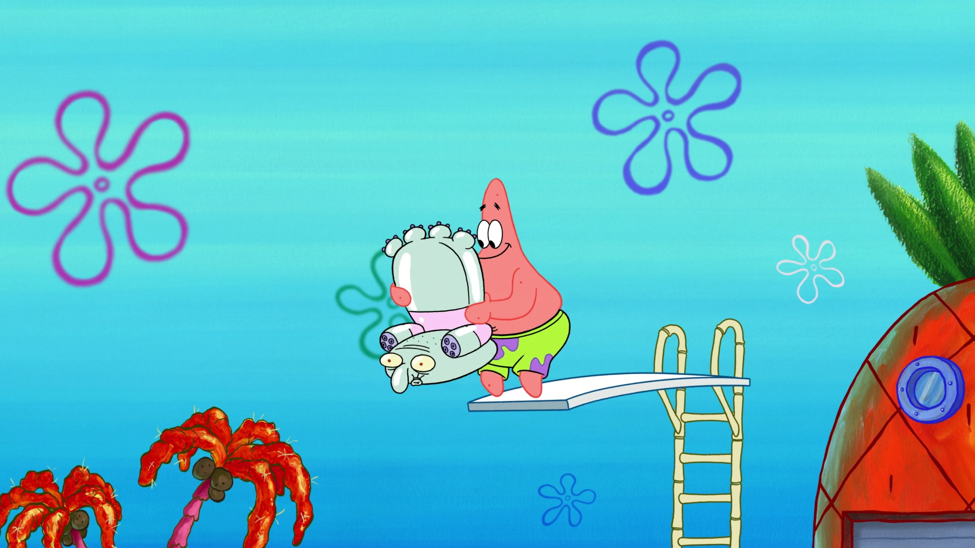 SpongeBuddy Mania - SpongeBob Episode - Swimming Fools