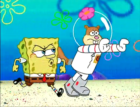 SpongeBuddy Mania - SpongeBob Episode - Sandy, SpongeBob, and the Worm