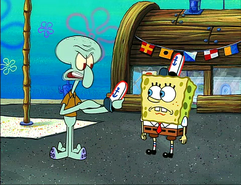 SpongeBuddy Mania - SpongeBob Episode - Squid On Strike