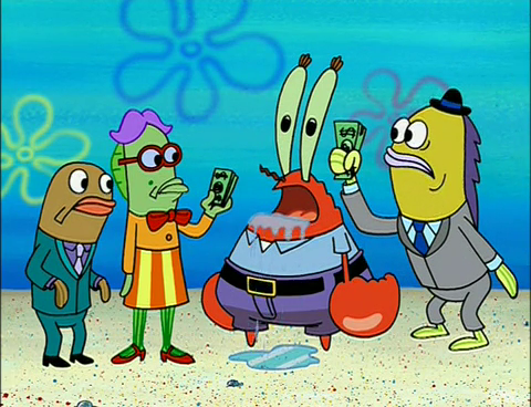 SpongeBuddy Mania - SpongeBob Episode - One Krabs Trash