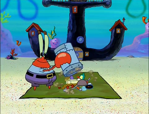 SpongeBuddy Mania - SpongeBob Episode - One Krabs Trash