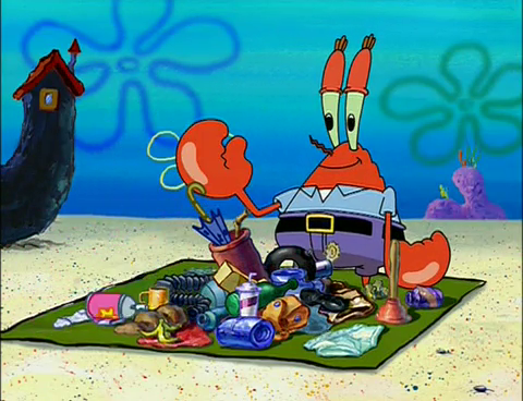 SpongeBuddy Mania - SpongeBob Episode - One Krabs Trash
