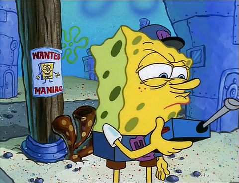 SpongeBuddy Mania - SpongeBob Episode - Hall Monitor