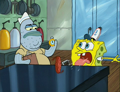 SpongeBuddy Mania - SpongeBob Episode - The Original Fry Cook