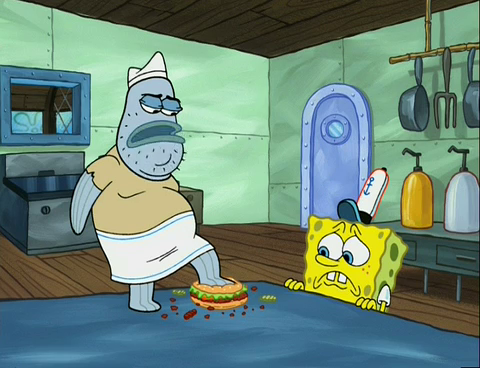 SpongeBuddy Mania - SpongeBob Episode - The Original Fry Cook
