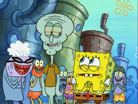 SpongeBuddy Mania - SpongeBob Episode - The Two Faces of Squidward